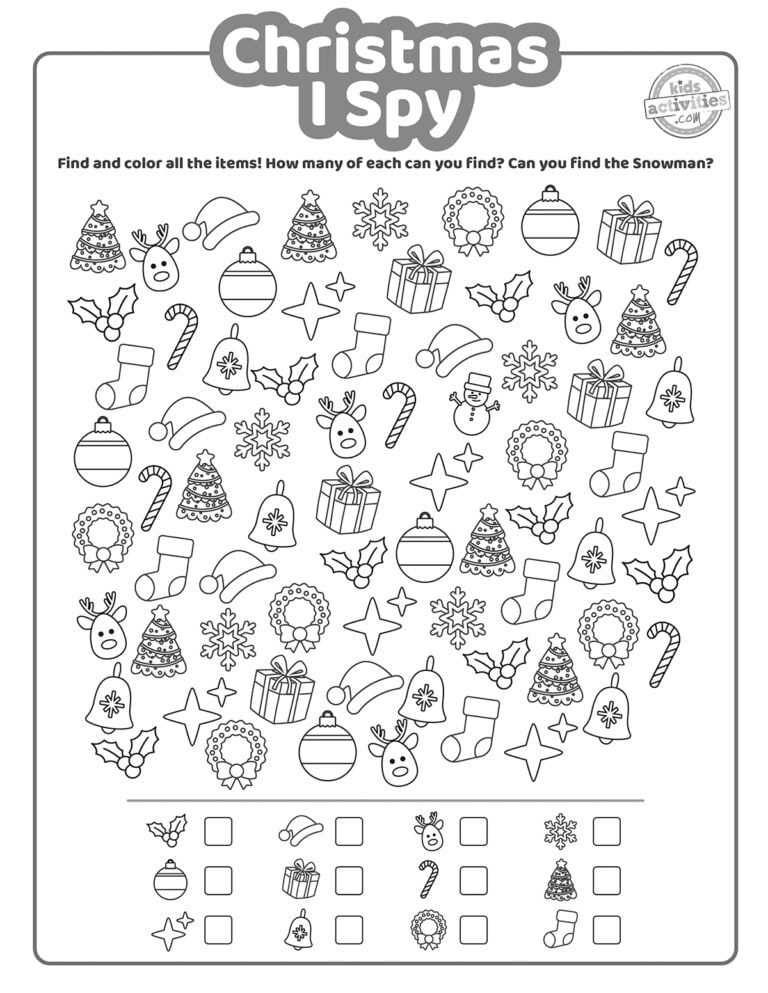 Free Printable Christmas I Spy That Are Super Fun Kids Activities Blog