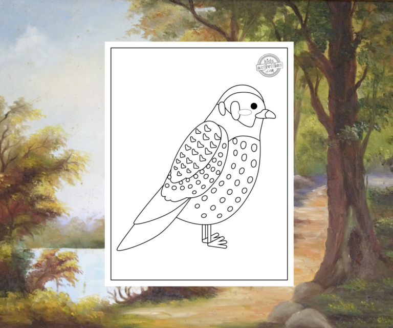 Free Printable Kestrel Coloring Page | Kids Activities Blog