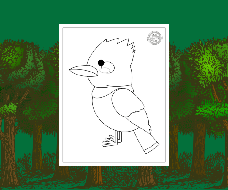 Free Printable Kookaburra Coloring Page For Kids | Kids Activities Blog