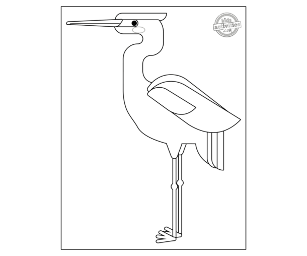 Incredible Ibis Coloring Page For Kids | Kids Activities Blog