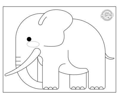 Printable Indian Elephant Coloring Page For Kids | Kids Activities Blog