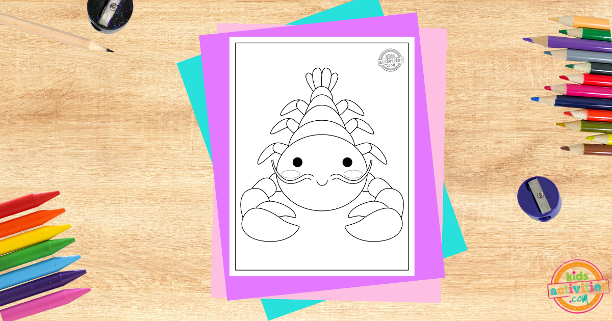 Cool Printable Lobster Coloring Page | Kids Activities Blog