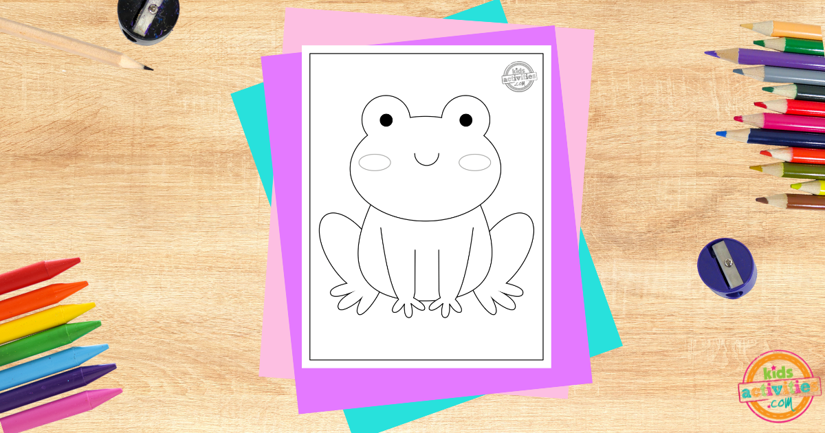 Free Printable Poison Dart Frog Coloring Page | Kids Activities Blog