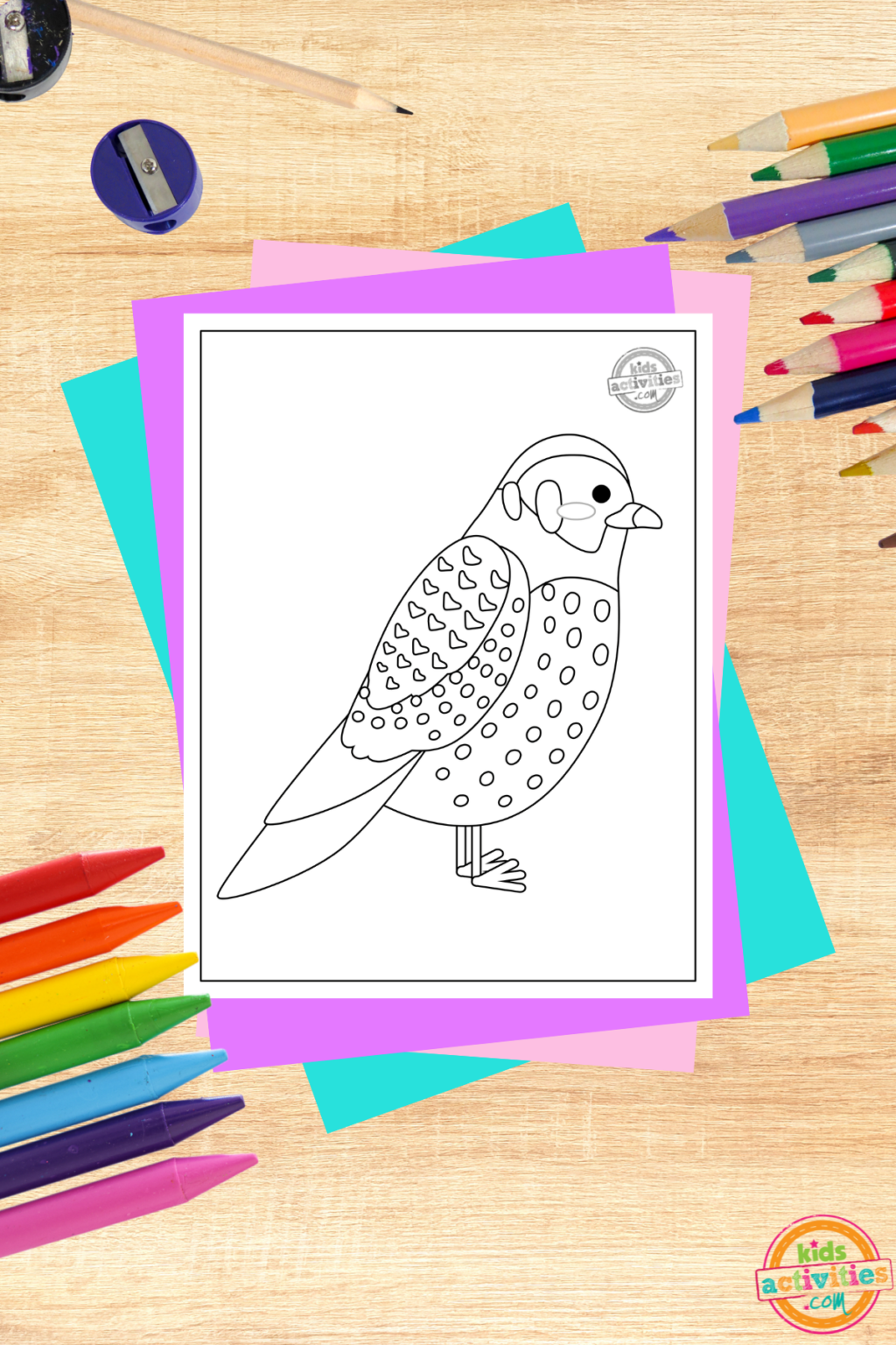 Free Printable Kestrel Coloring Page – ParentingBest.com