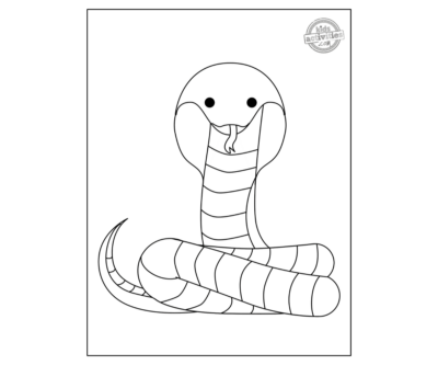 Cool King Cobra Coloring Page For Kids | Kids Activities Blog