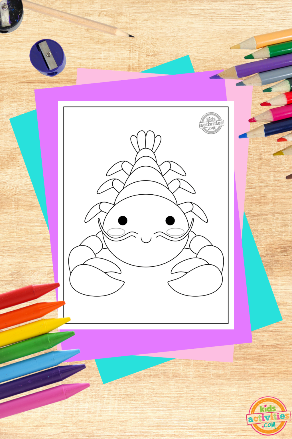 Cool Printable Lobster Coloring Page | Kids Activities Blog