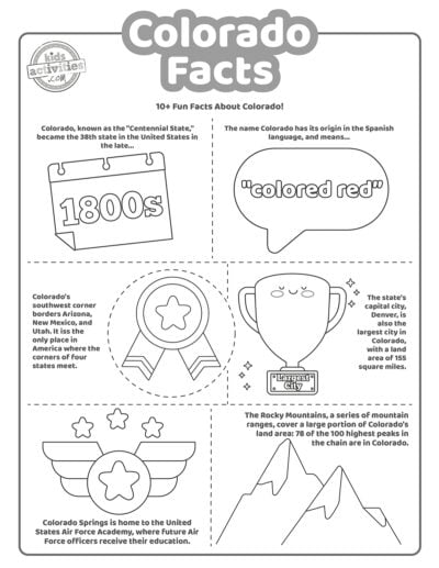 Fun Colorado facts that you should know! | Kids Activities Blog