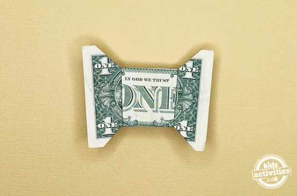 Dollar Bill Origami Bow Tie Tutorial | Kids Activities Blog