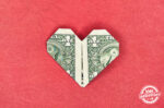 How To Make a Dollar Bill Origami Heart | Kids Activities Blog