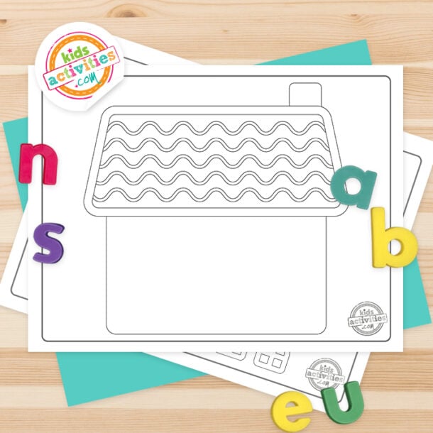 Gingerbread House Printable Craft For The Jolly Season | Kids ...