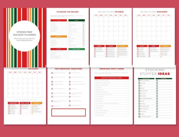Christmas Got You Anxious? Our Stress Free Holiday Planner is FREE ...