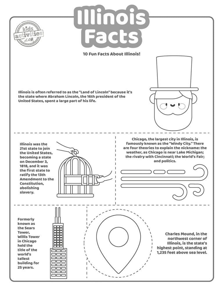 Fun Facts About Illinois For Kids Kids Activities Blog