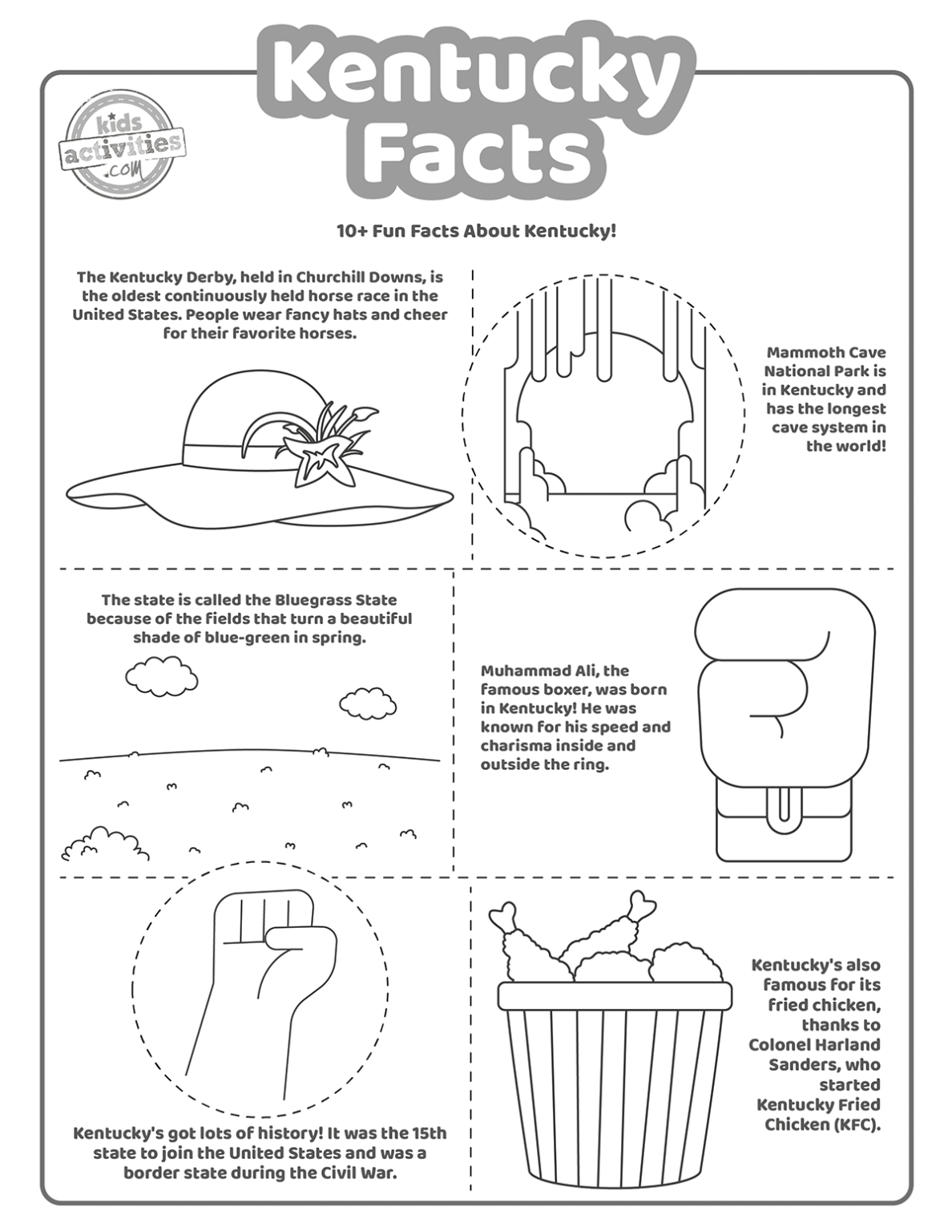 The Most Interesting Fun Facts About Kentucky Kids Activities Blog