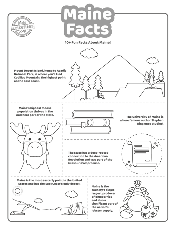 12 Fun Facts About Maine | Kids Activities Blog