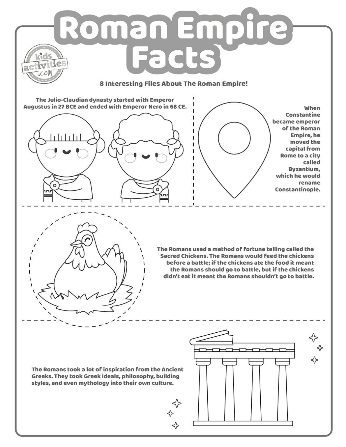 Fun Facts about the Roman Empire | Kids Activities Blog