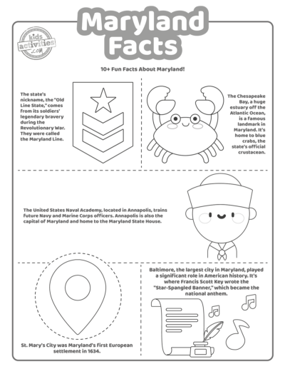 Cool Fun Facts About Maryland Kids Activities Blog