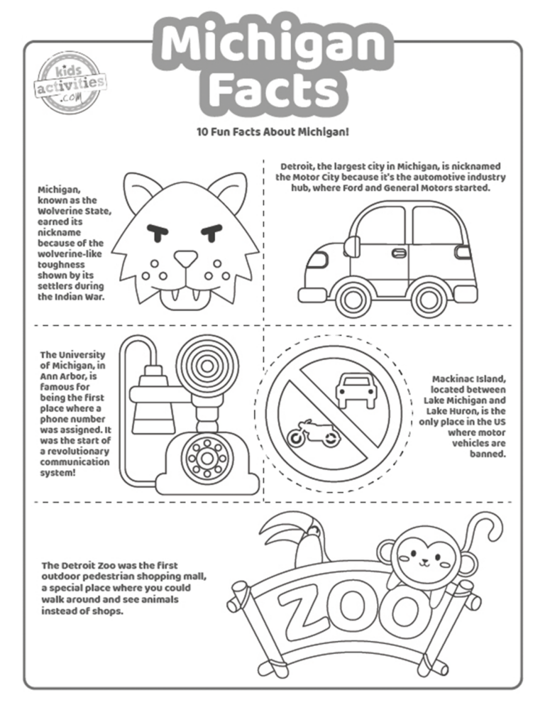 Fun Facts About Michigan For Kids | Kids Activities Blog