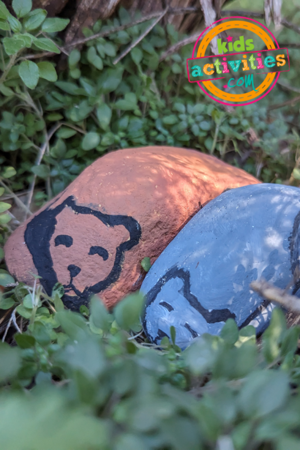 Painted Rock Art for Fun Hibernation Lesson for Kids | Kids Activities Blog