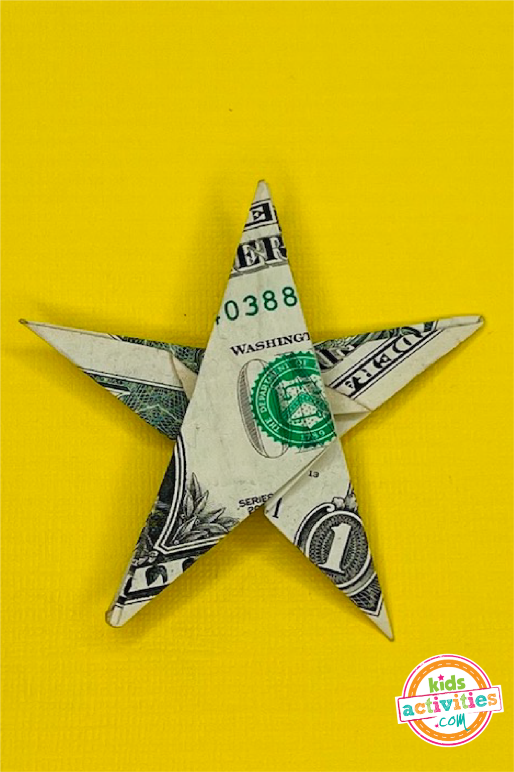 Dollar Bill Origami Star For Beginner and Intermediate Levels | Kids ...