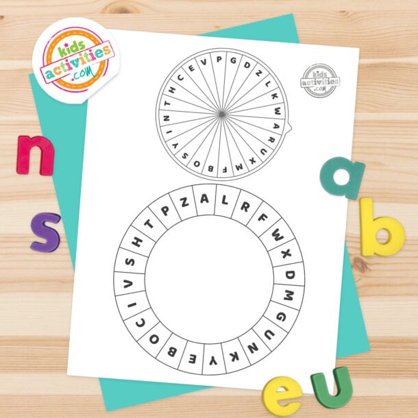 Write a Secret Code With Our Printable Cipher Wheel | Kids Activities Blog