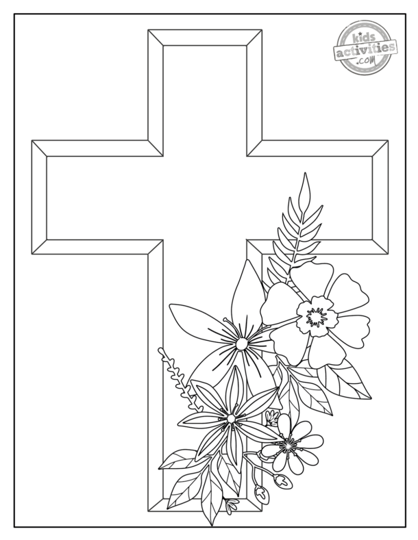 Cross Coloring Pages | Kids Activities Blog