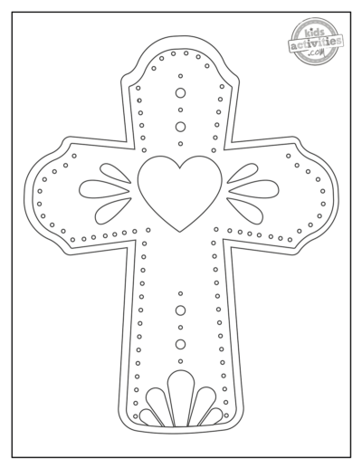 Cross Coloring Pages | Kids Activities Blog