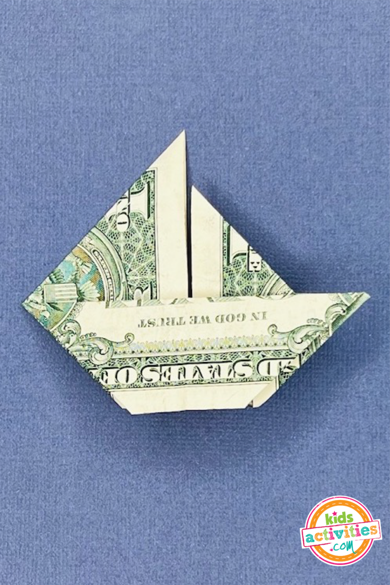 Dollar Bill Origami Boat - Kids Activities Blog