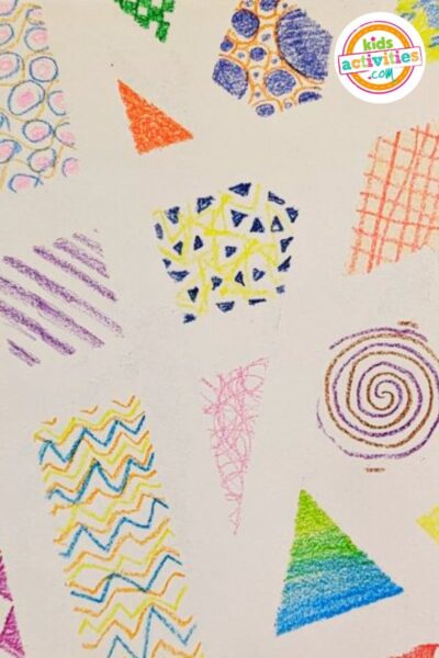 Geometric Tape Art for Toddlers Preschool and Kindergarten ...