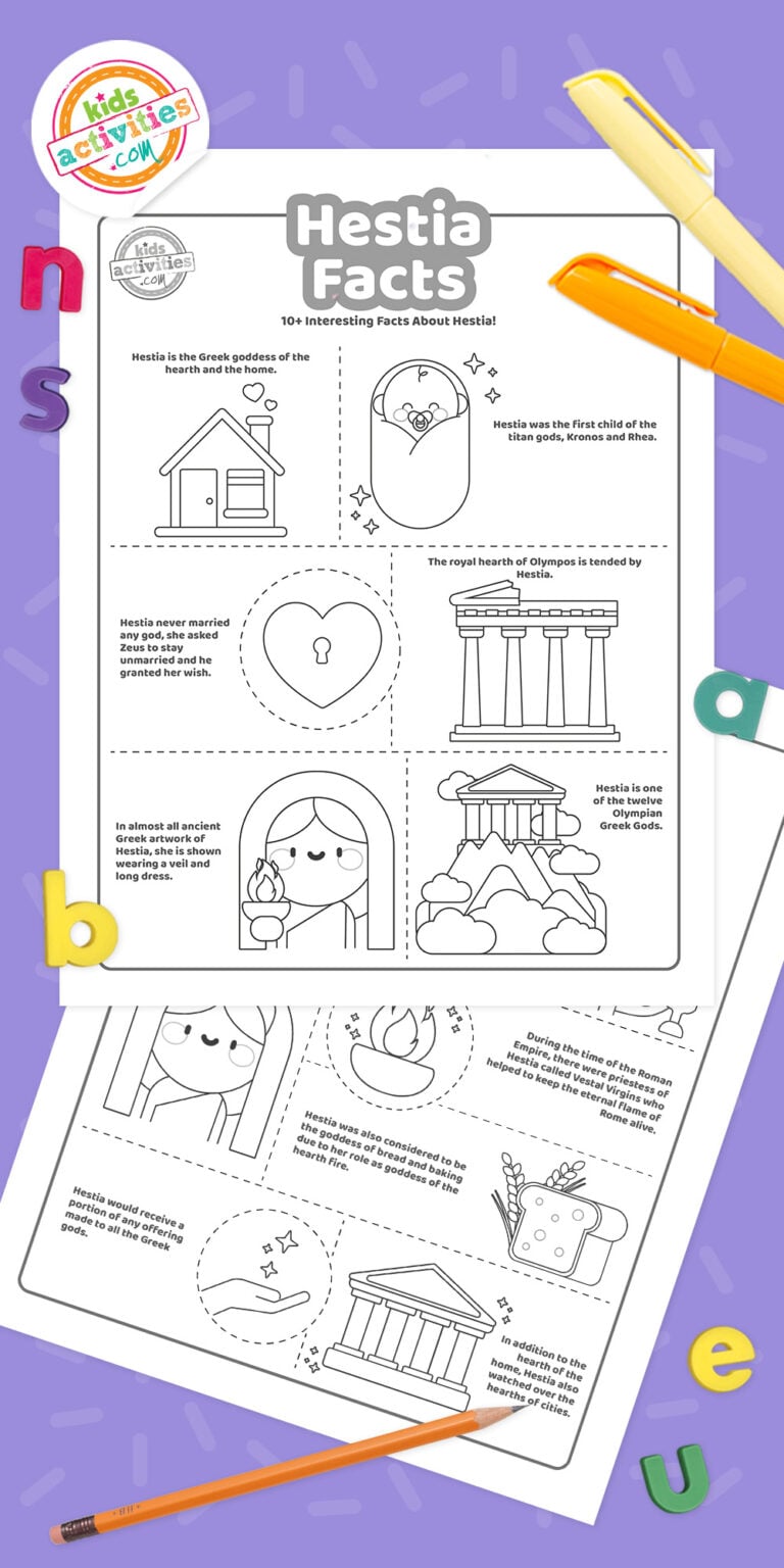 Fun Facts about the Greek Goddess Hestia For Kids To Print And Learn ...