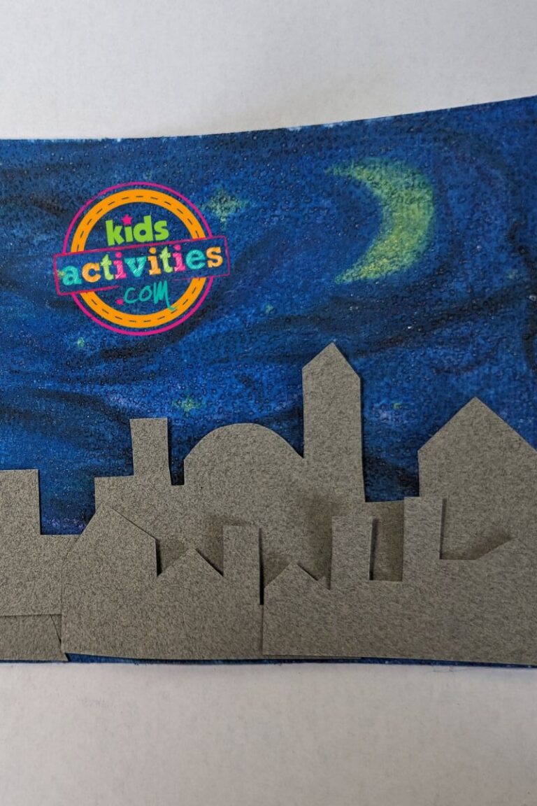 Kids Van Gogh Watercolor Art Project: Starry Night Painting | Kids ...