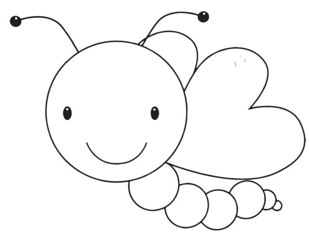 Adorably Simple Spring Bug Coloring Pages for Kids | Kids Activities Blog