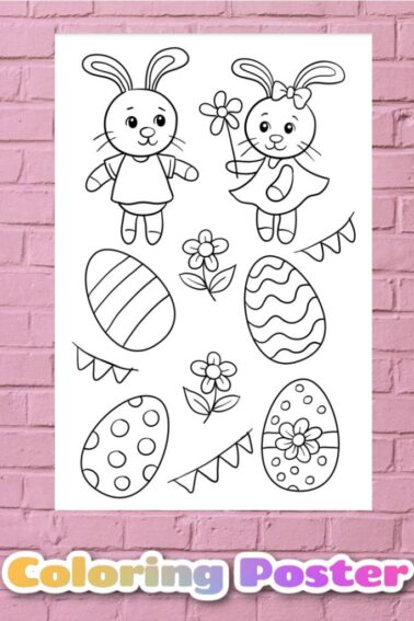 25+ Easter Coloring Pages for Kids | Kids Activities Blog