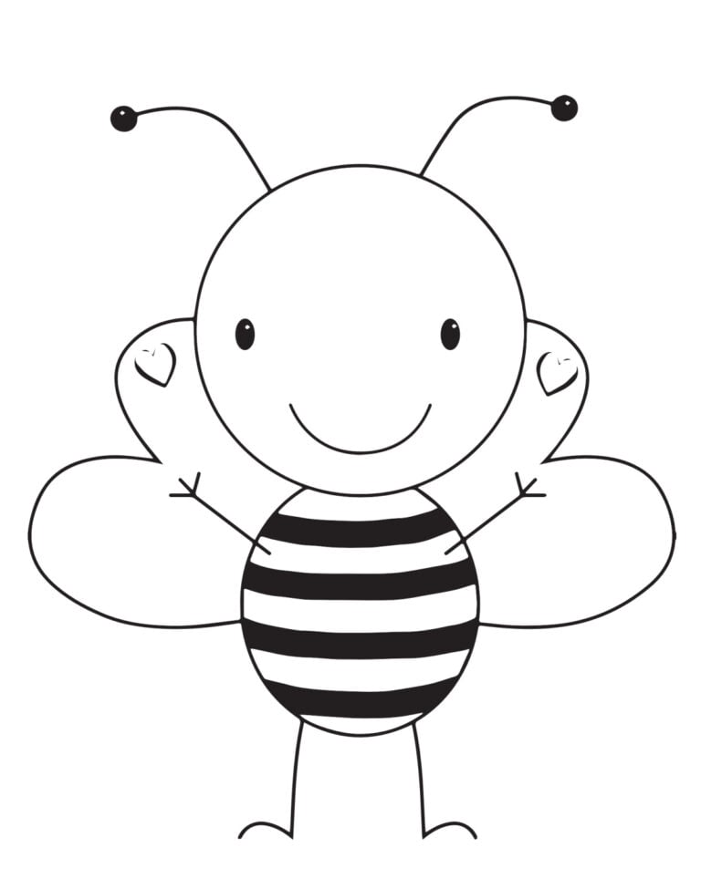 Adorably Simple Spring Bug Coloring Pages for Kids | Kids Activities Blog