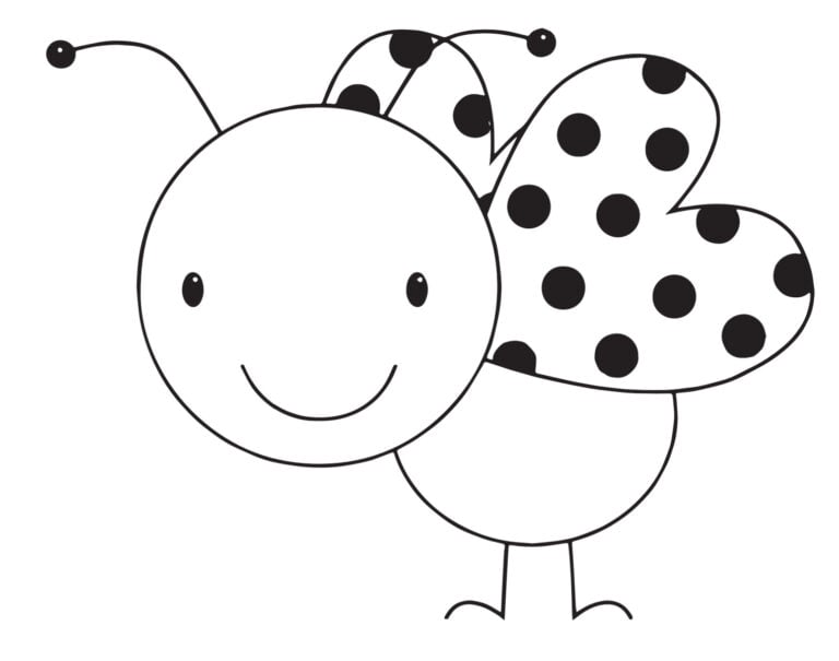 Adorably Simple Spring Bug Coloring Pages for Kids | Kids Activities Blog