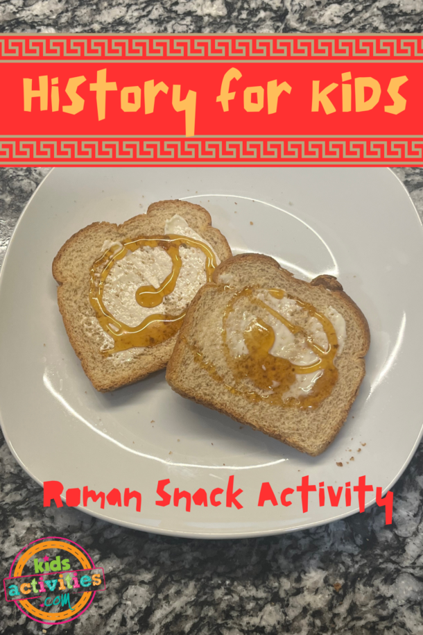 History for Kids: Ancient Roman Easy Snack Activity and Video | Kids ...