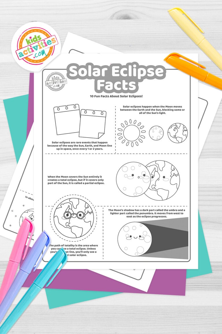 Solar Eclipse Facts (Printables + Tips To Watch The Next Solar Eclipse ...