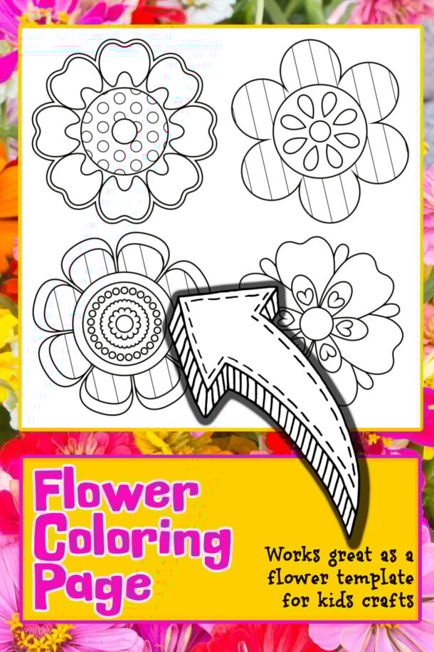 Spring Flowers Coloring Page: Free Printable | Kids Activities Blog