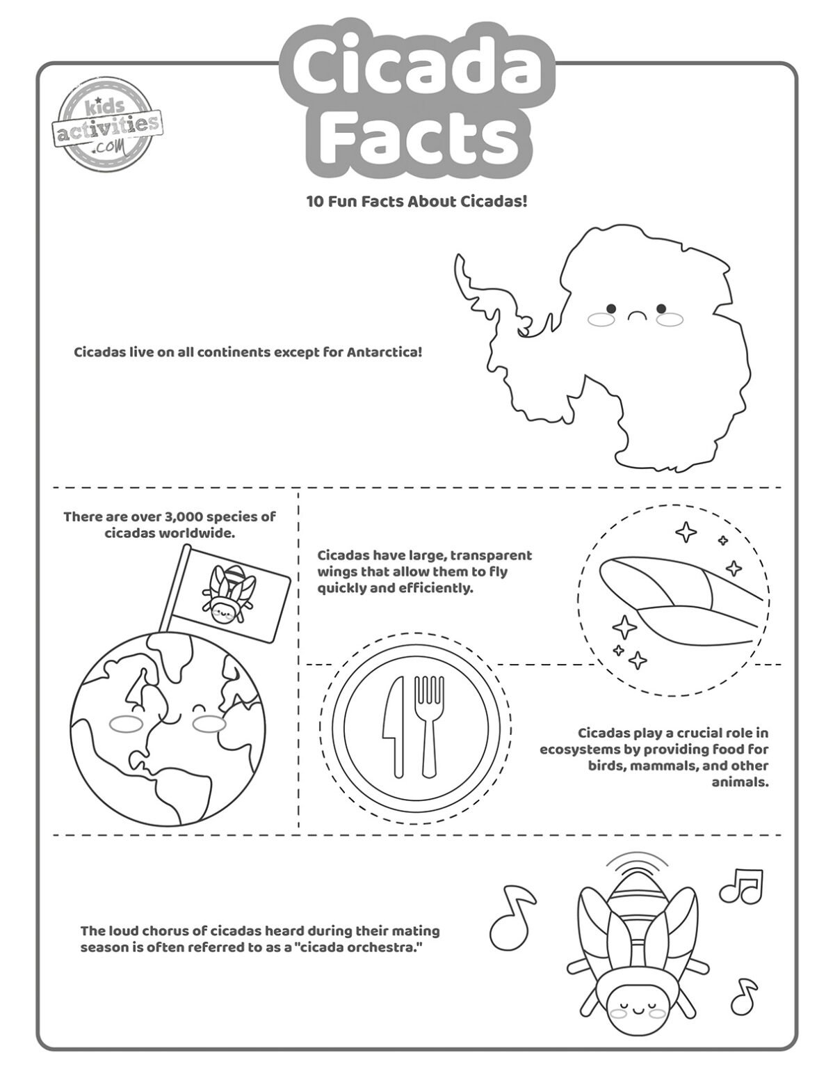 10 Fun Cicada Facts For Kids Kids Activities Blog