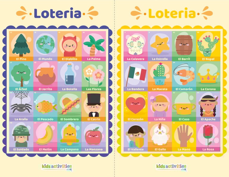 Card Games: Play Lotería {Spanish Game} | Kids Activities Blog