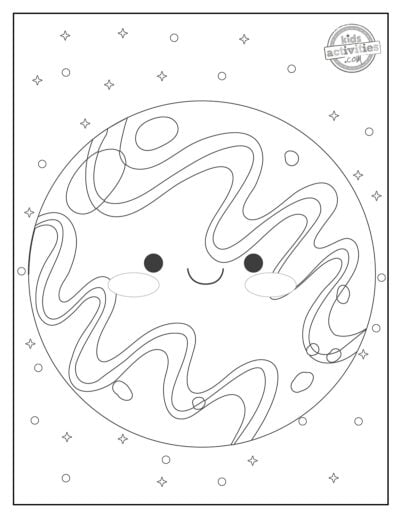 Mercury Coloring Pages For Kids That Love Space | Kids Activities Blog