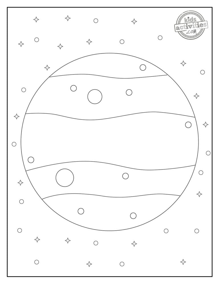 Mercury Coloring Pages For Kids That Love Space | Kids Activities Blog