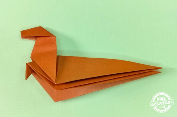 How To Fold An Origami Dinosaur (T-Rex Craft) - Kids Activities Blog
