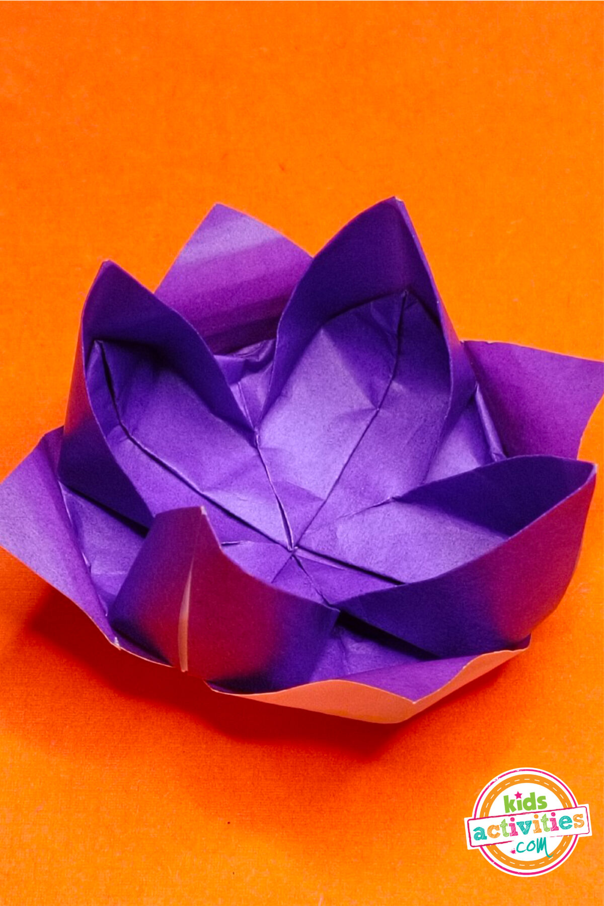 How To Make an Origami Lotus Flower - Kids Activities Blog
