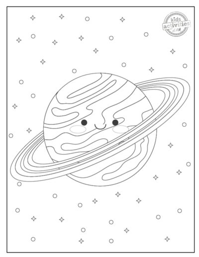 Saturn Coloring Pages | Kids Activities Blog