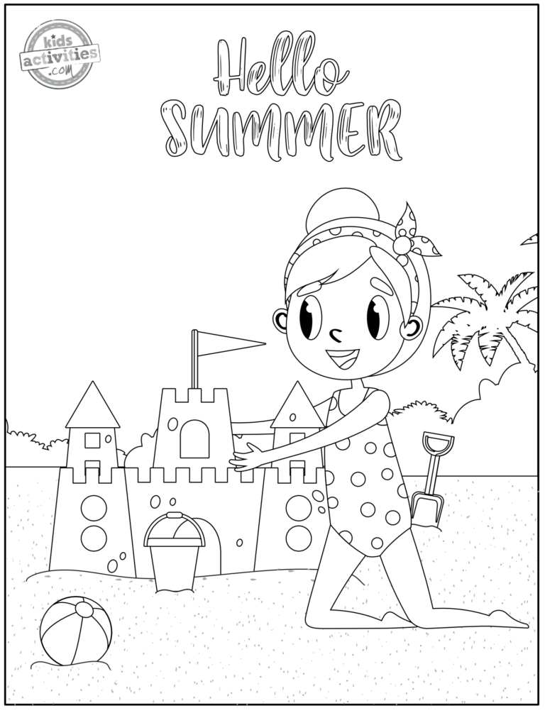 Free Summer Coloring Pages for Kids | Kids Activities Blog