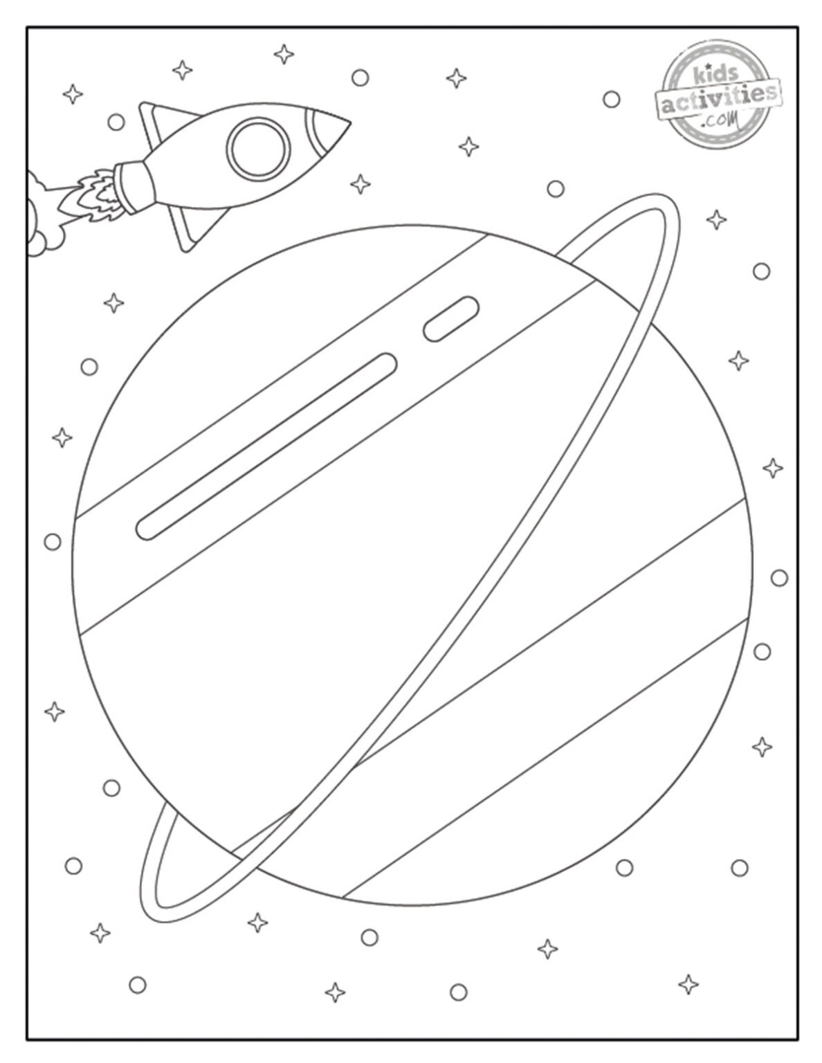 Adorable Uranus Coloring Pages For Kids Kids Activities Blog