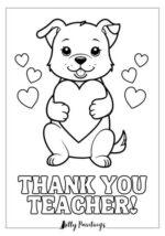 24 Free Thank You Coloring Pages for Teachers & Veterans | Kids ...
