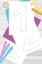 Cardboard Number Templates For Endless Crafts | Kids Activities Blog