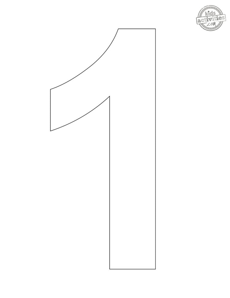 Cardboard Number Templates For Endless Crafts | Kids Activities Blog