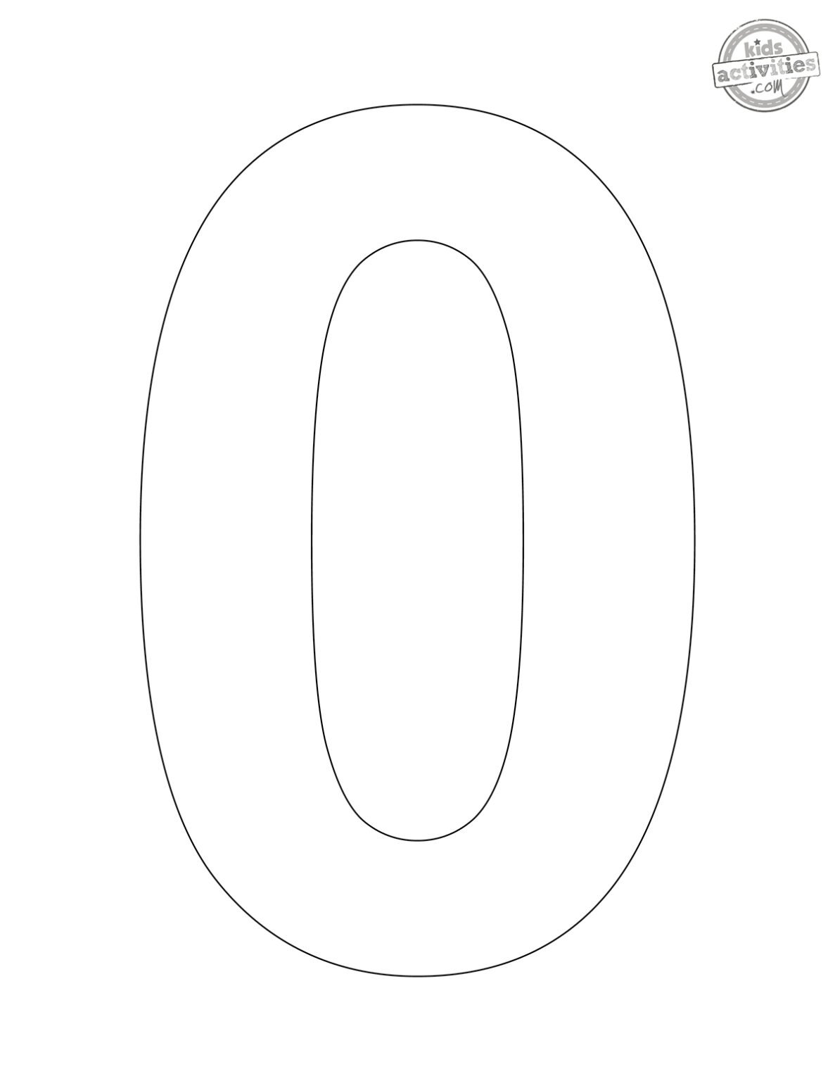 Cardboard Number Templates For Endless Crafts | Kids Activities Blog